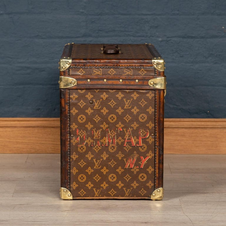Antique 20th Century Rare Louis Vuitton Train Trunk, France, circa 1900 ...