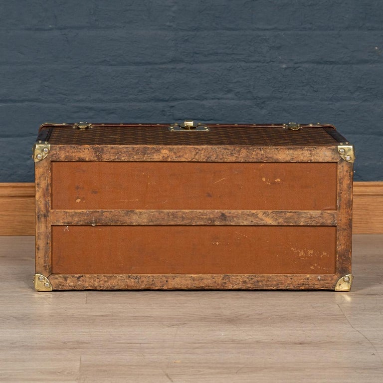 Antique 20th Century Rare Louis Vuitton Train Trunk, France, circa 1900 ...