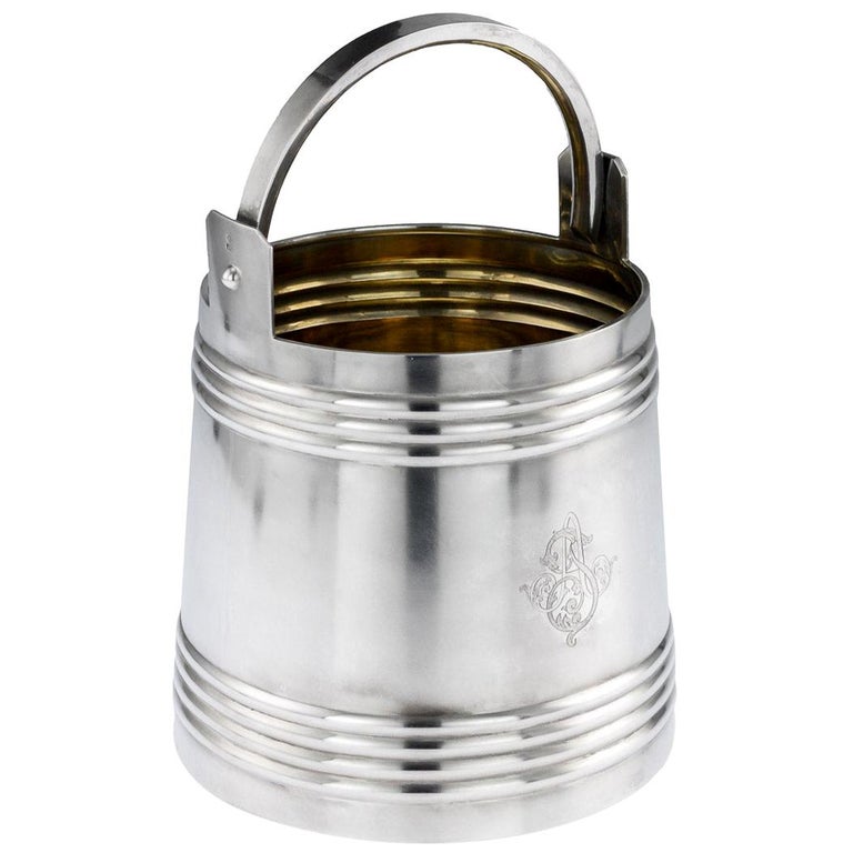 Antique Russian Solid Silver Vodka Ice Pail Bucket, Moscow, circa 1900 ...