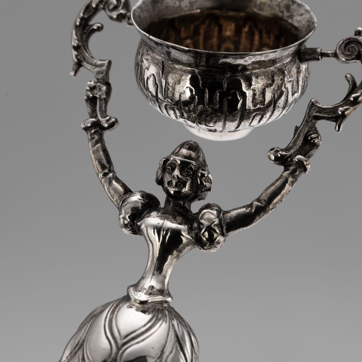 Antique 20thC Dutch Solid Silver Wedding Wager Cup c.1900 For Sale at ...