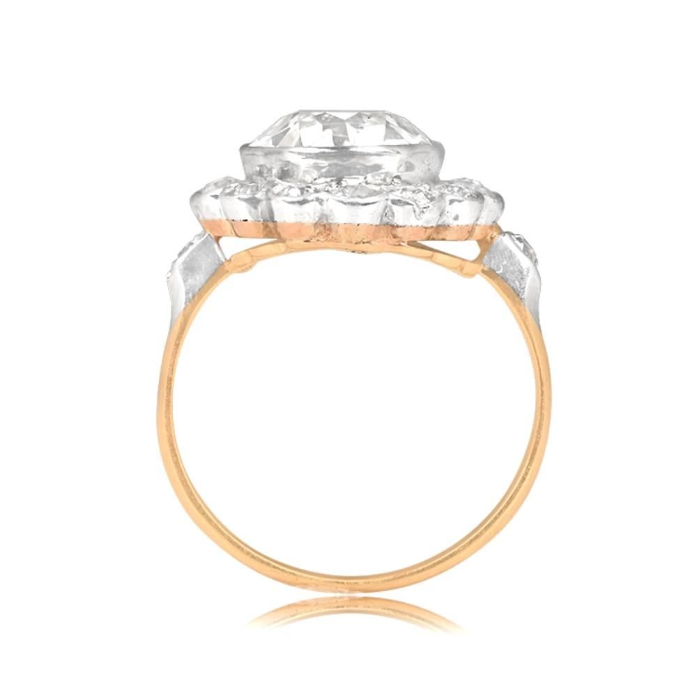 Antique 3.00 Carat Diamond Cluster Ring, I Color For Sale at 1stDibs
