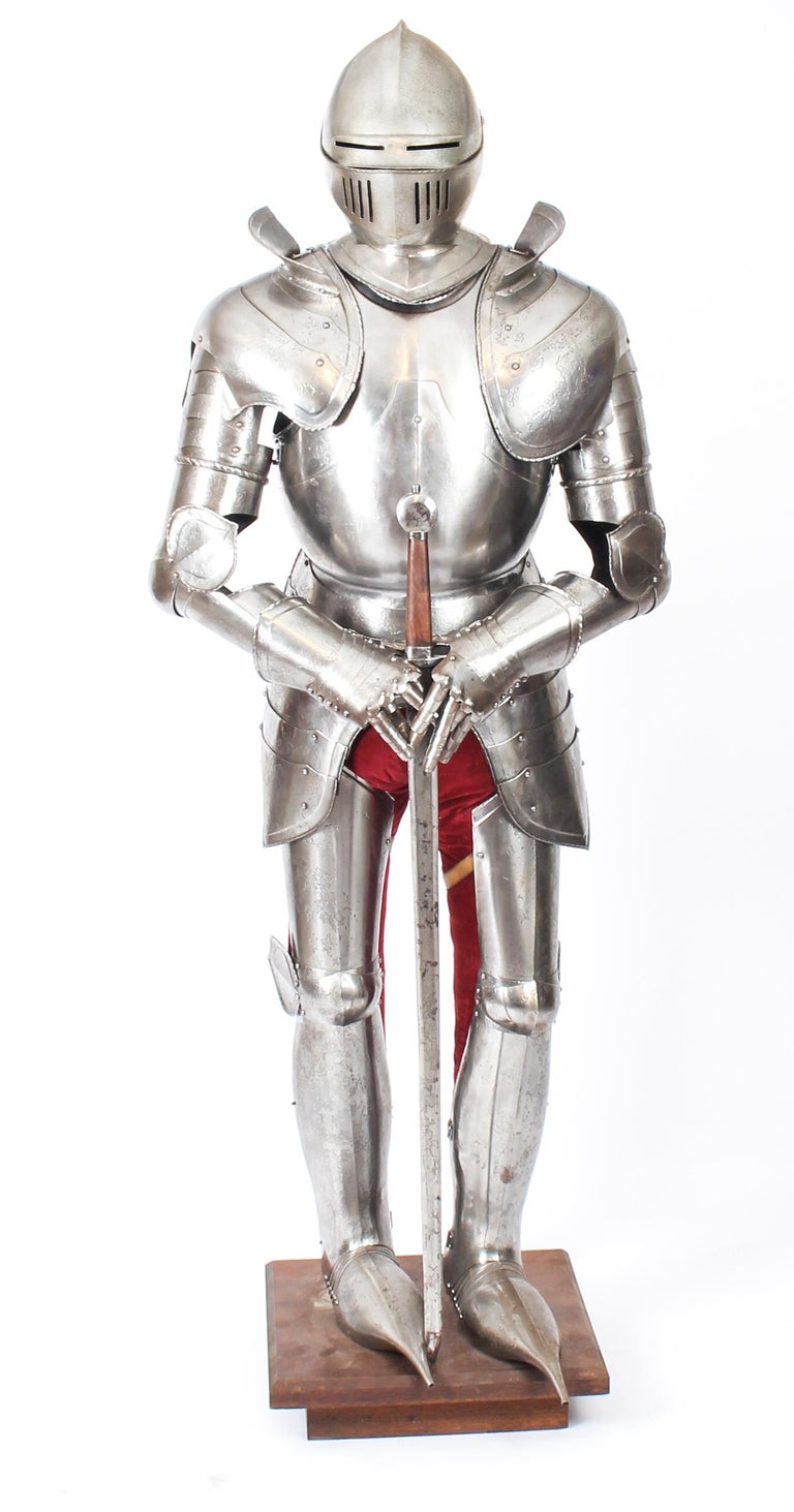 Antique Complete Set of Greenwich Style Tudor Armour, Early 20th ...