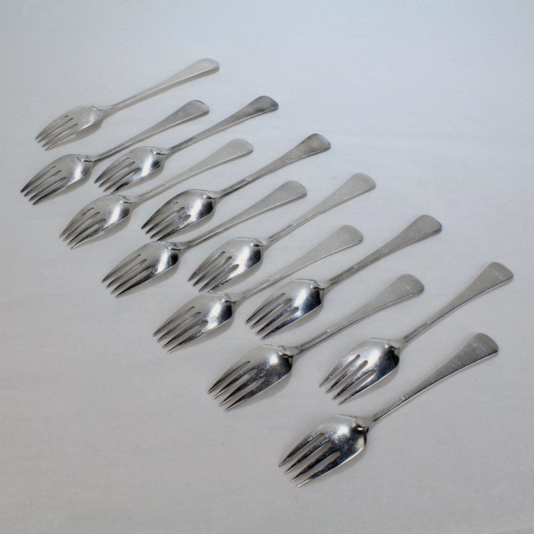 Antique 80 Piece Tiffany and Co. Silver Plated Stuyvesant Pattern ...