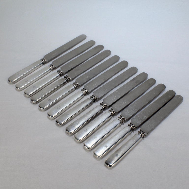 Antique 80 Piece Tiffany and Co. Silver Plated Stuyvesant Pattern ...