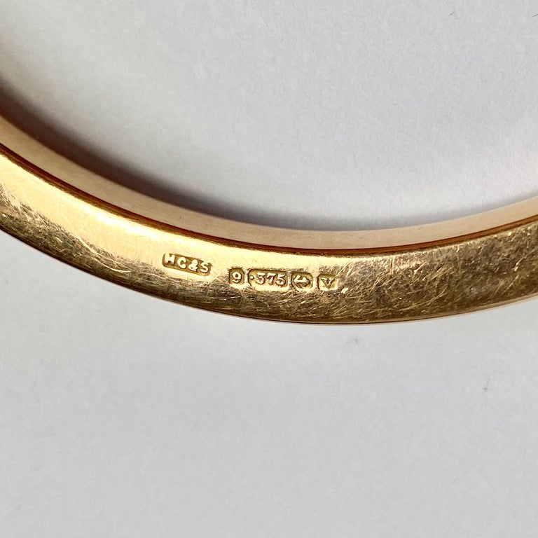 Antique 9 Carat Gold Arm Bangle at 1stDibs
