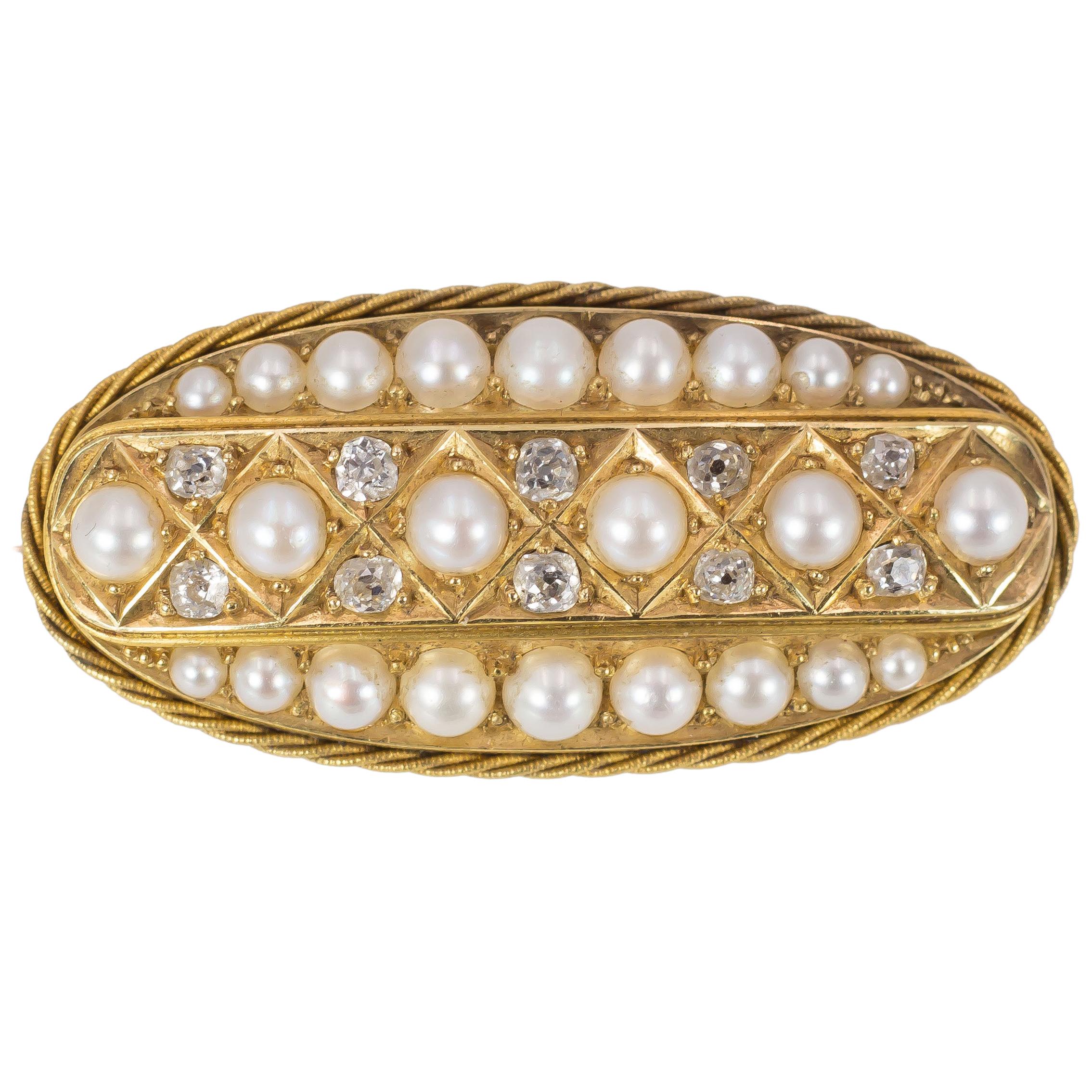 Antique Pearl Brooches - 991 For Sale at 1stdibs