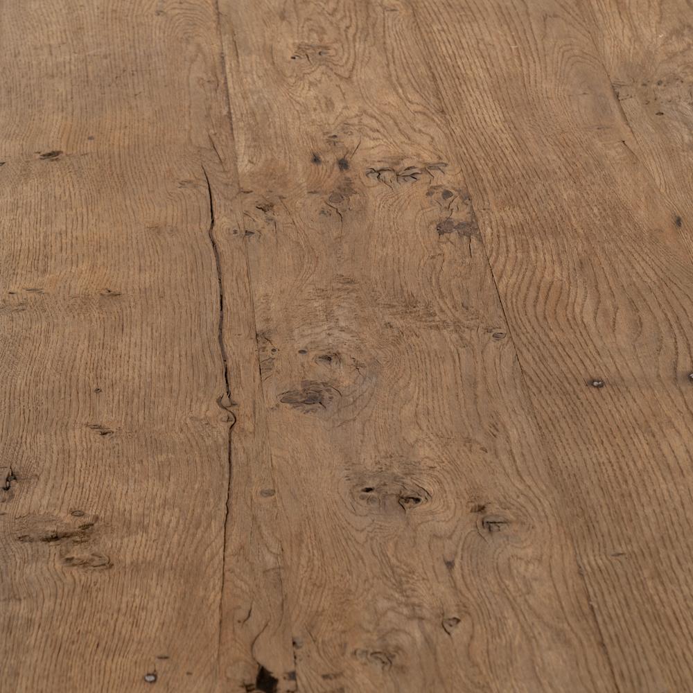 Antique 9' Long Oak Refectory Library Dining Table from France, circa ...