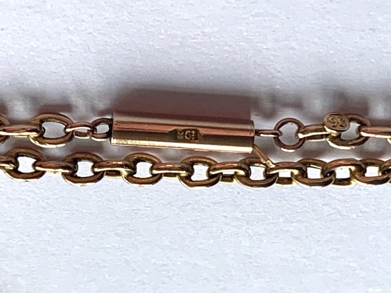 Antique 9ct Gold Chain For Sale at 1stDibs