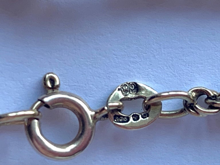 Antique 9ct Gold Rope Chain For Sale at 1stDibs