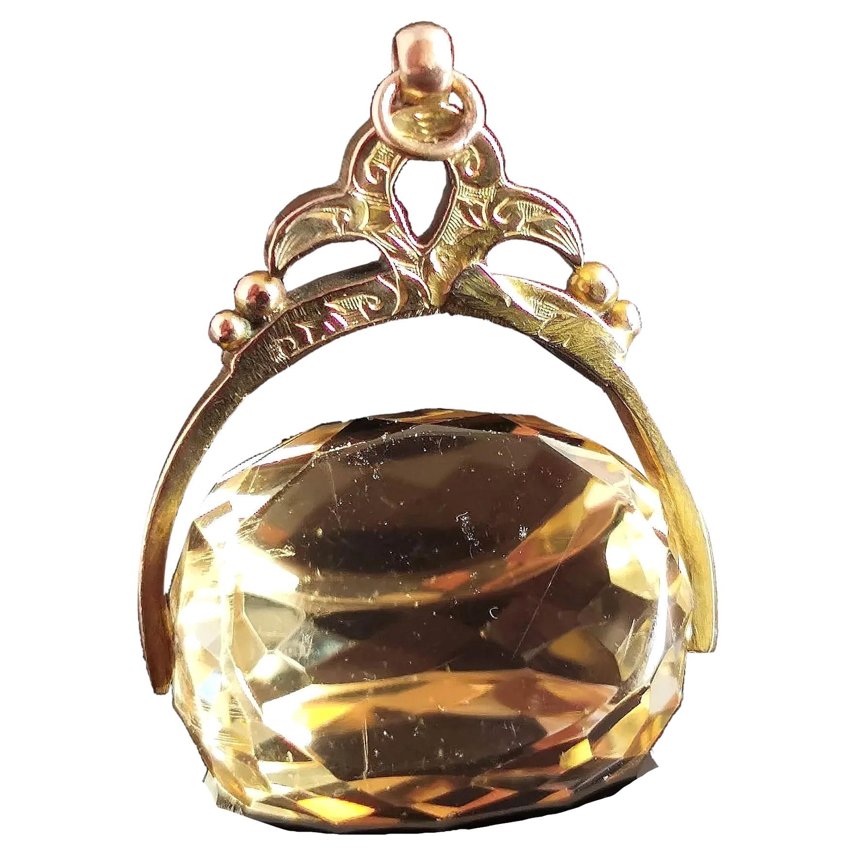 Victorian Bloodstone Gold Fob For Sale at 1stDibs