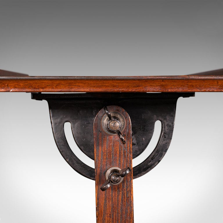 Antique Adjustable Reading Table, English, Lectern, Recital Stand ...