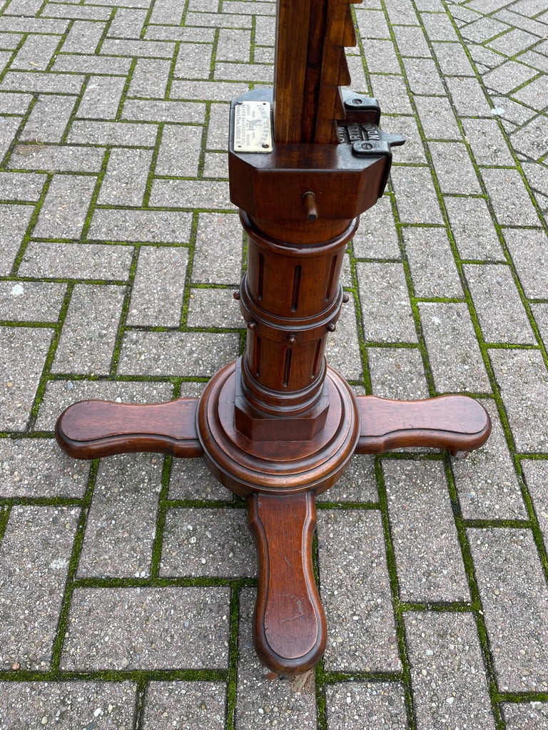 Antique Adjustable Victorian Reading Table / Side Table / Lectern by ...