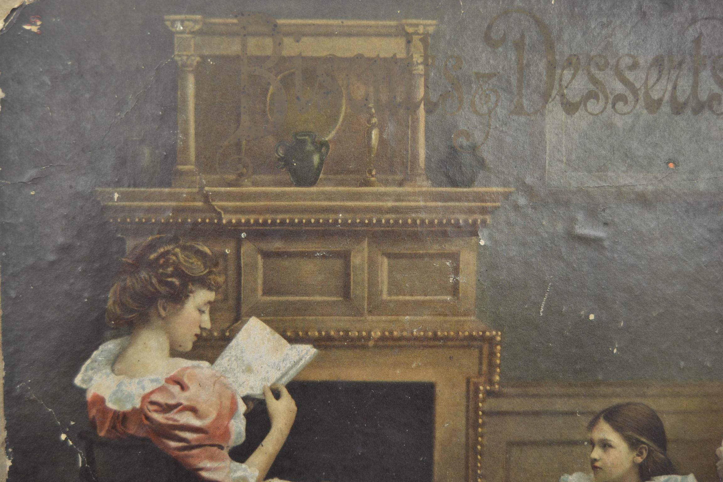 Antique Advertising for Victoria Biscuits and Desserts by Louis Hecht ...