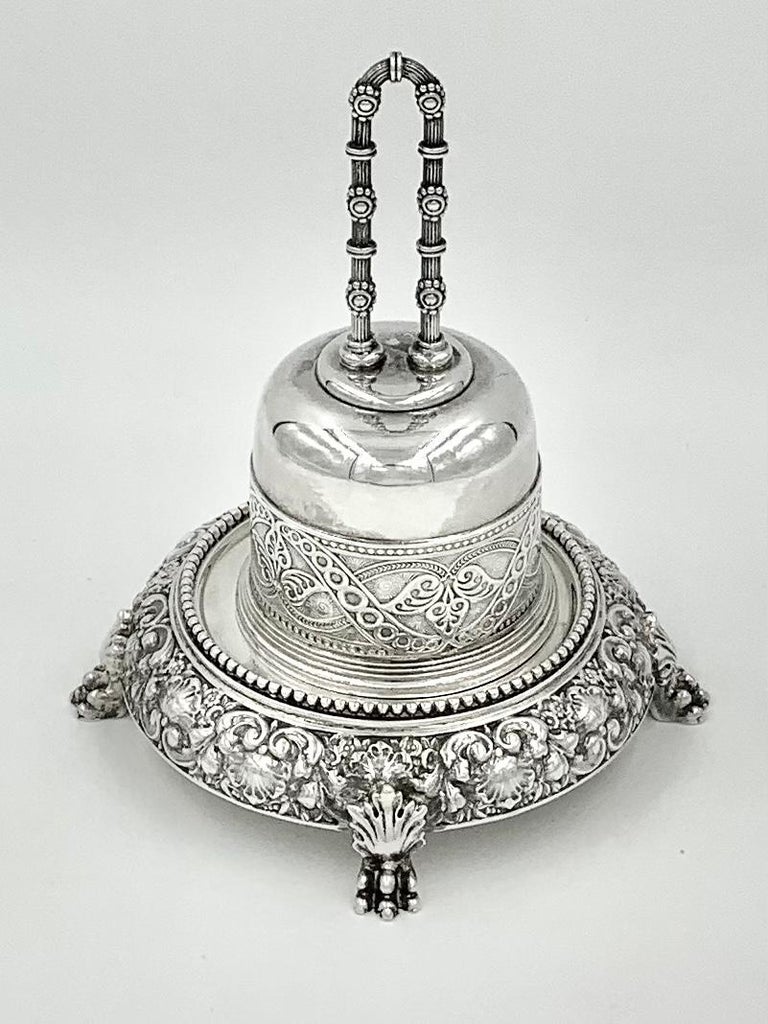 Antique Aesthetic Movement Tiffany and Co. Sterling Silver Bell on ...