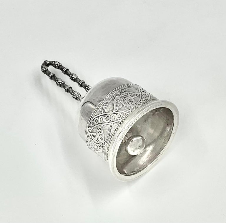 Antique Aesthetic Movement Tiffany and Co. Sterling Silver Bell on ...