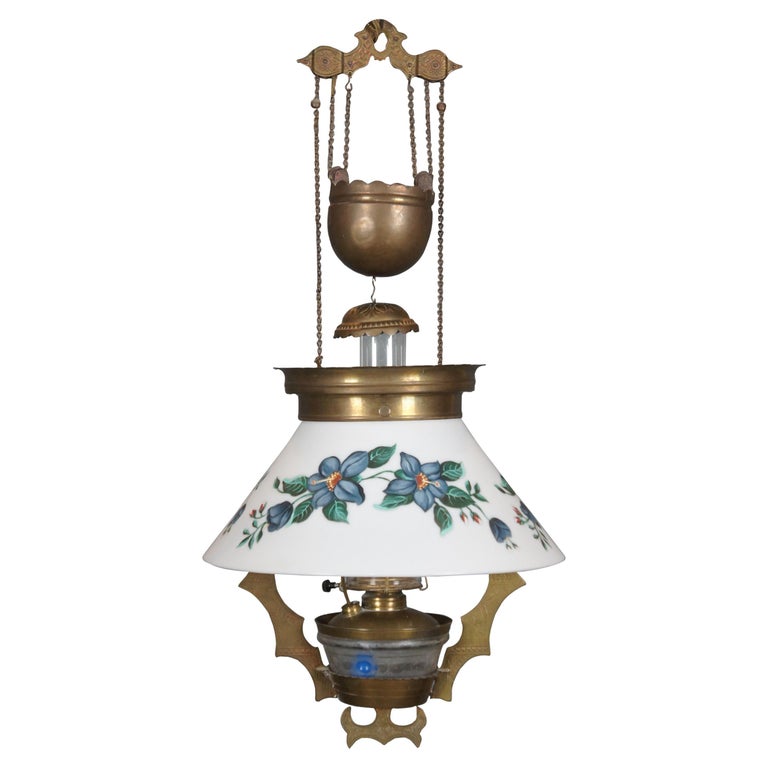 Antique Oil Lamp Ceiling Light