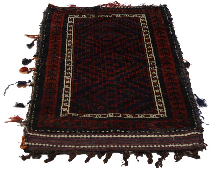 Antique Afghan Baluch Balisht Bag, Nomadic Wall Hanging, Tribal Style ...