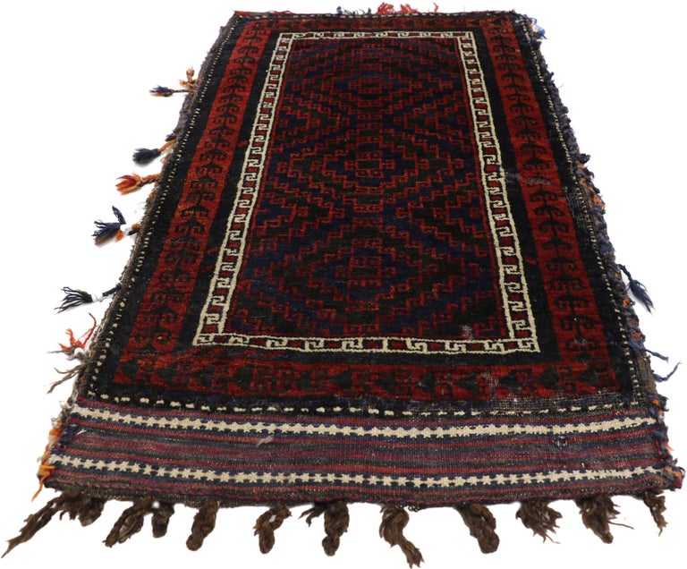 Antique Afghan Baluch Balisht Bag, Nomadic Wall Hanging, Tribal Style ...