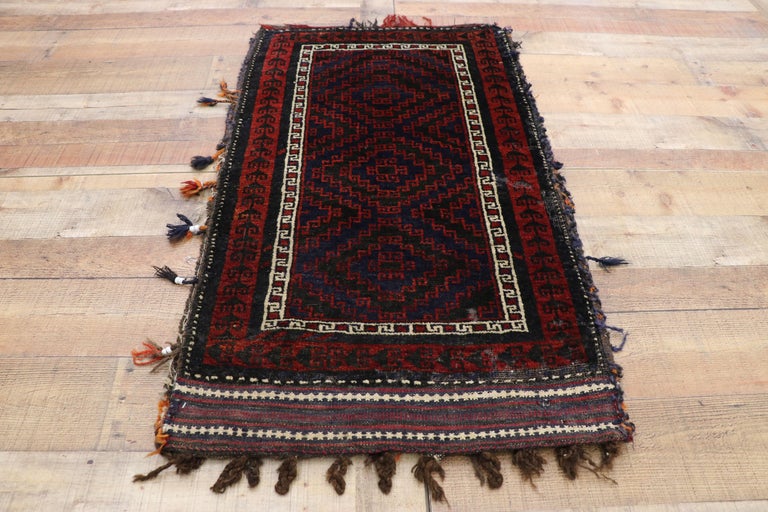 Antique Afghan Baluch Balisht Bag, Nomadic Wall Hanging, Tribal Style ...