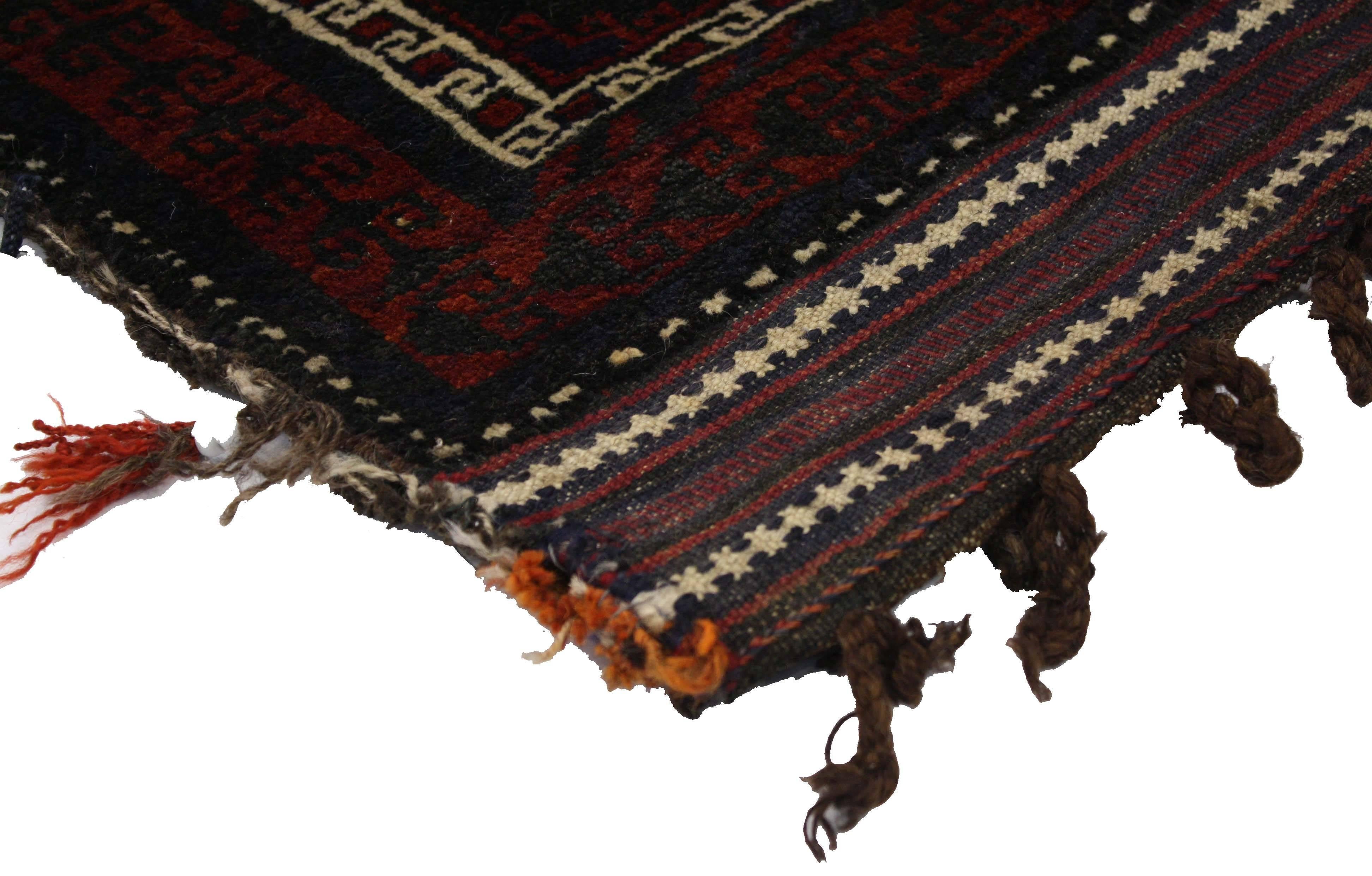 Antique Afghan Baluch Balisht Bag, Nomadic Wall Hanging, Tribal Style ...