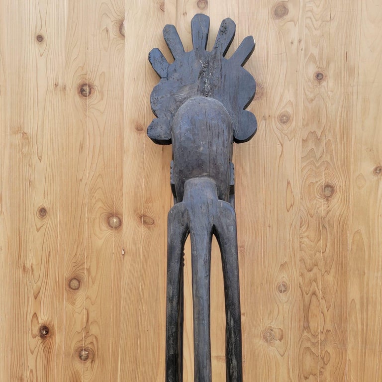 Antique African Carved Tribal Statue For Sale at 1stDibs