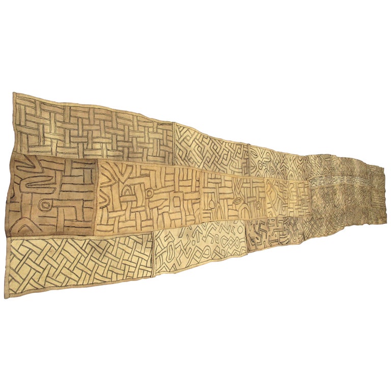 Antique African Kuba Cloth at 1stDibs