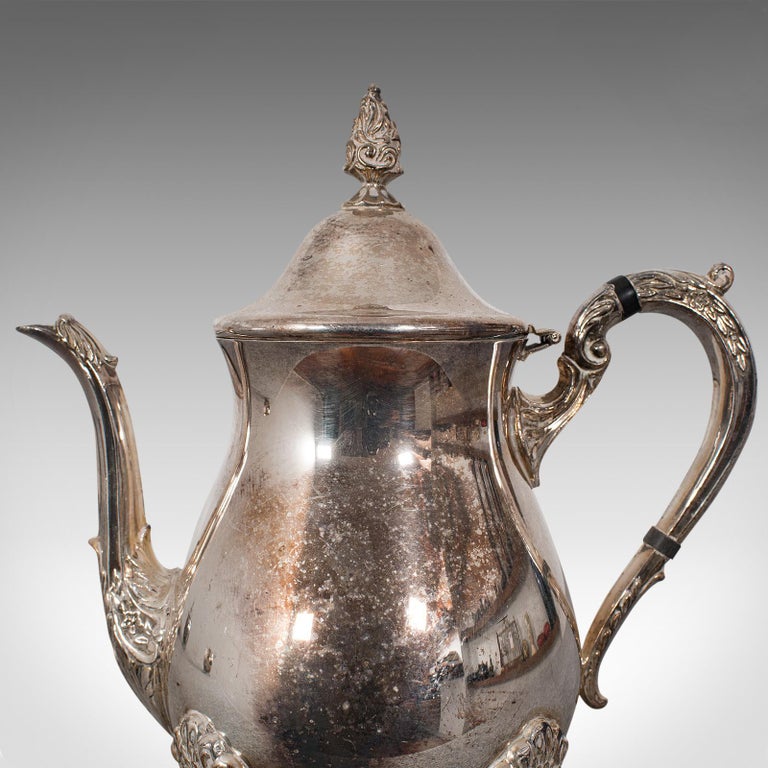 Antique Afternoon Tea Service, English, Silver Plated, Serving Tray ...