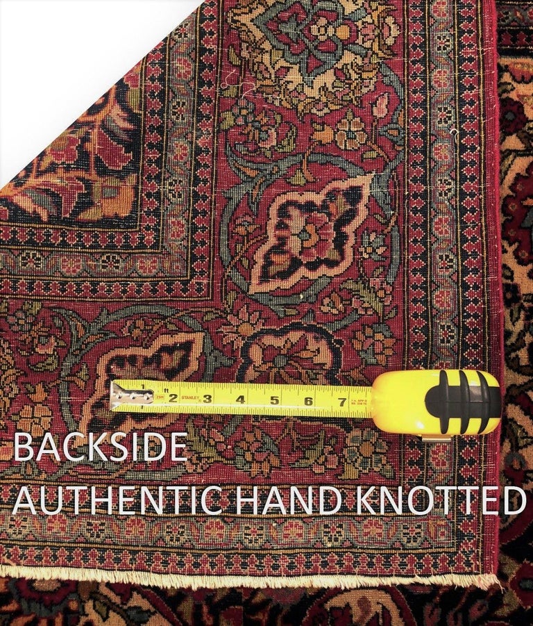 Antique Persian Ghom Tehran Ghom Rug Handmade Persian Rug 5x7 For Sale ...