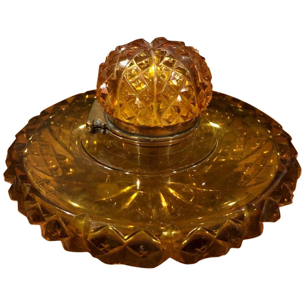 Antique Inkwell, Bakelite, Original Glass Inserts, Around 1920 For Sale ...