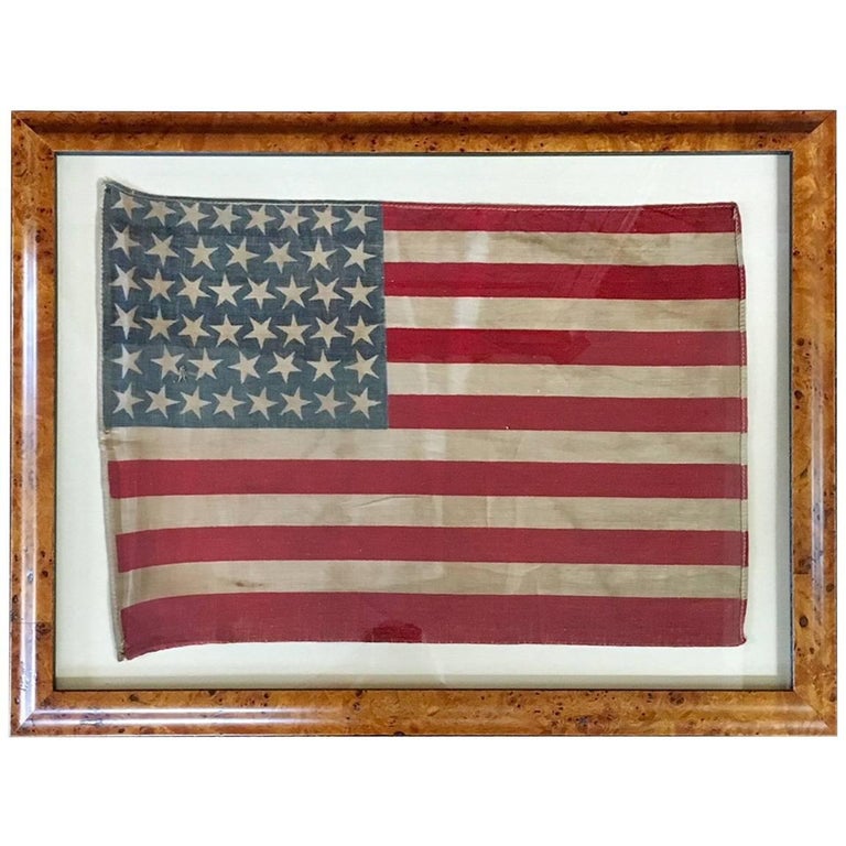 Antique American 46 Star Flag from 1908 at 1stDibs | 46 star flag value ...