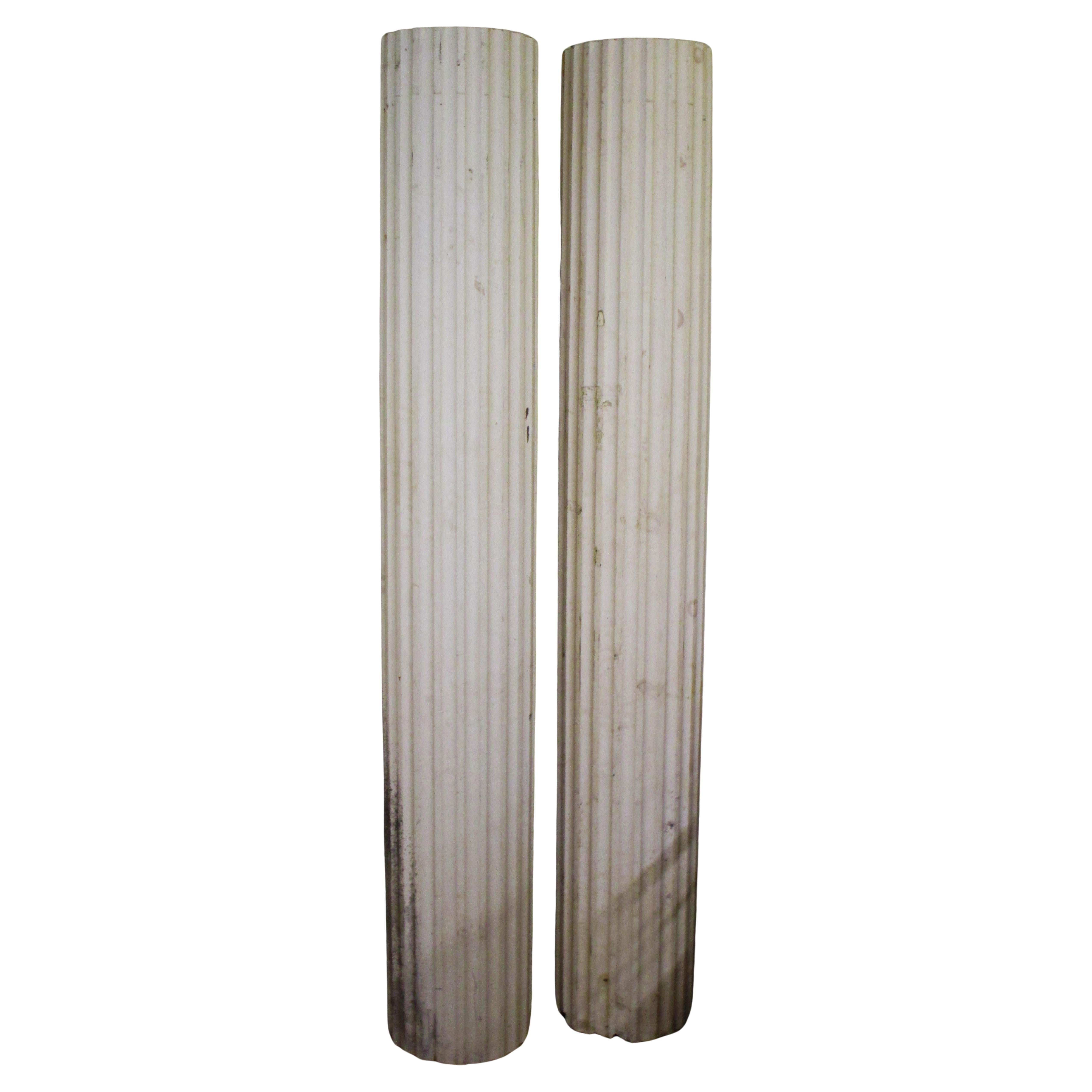 Pair of Classical Mahogany Fluted Columns at 1stDibs | mahogany columns ...
