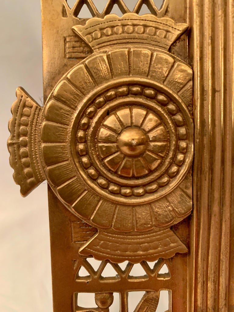 Antique American Art Deco Gold Bronze Standing Picture Frame, Circa ...