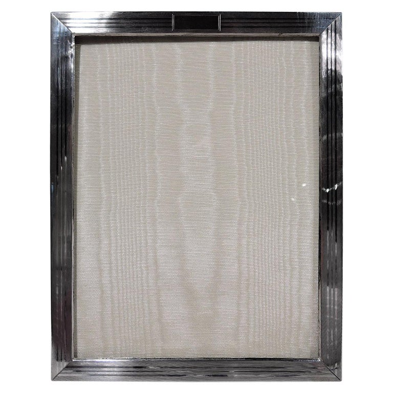 Antique American Art Deco Sterling Silver Picture Frame at 1stDibs