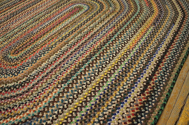Mid 20th Century American Braided Rug ( 10'3" X 14' - 312 X 467 ) For ...