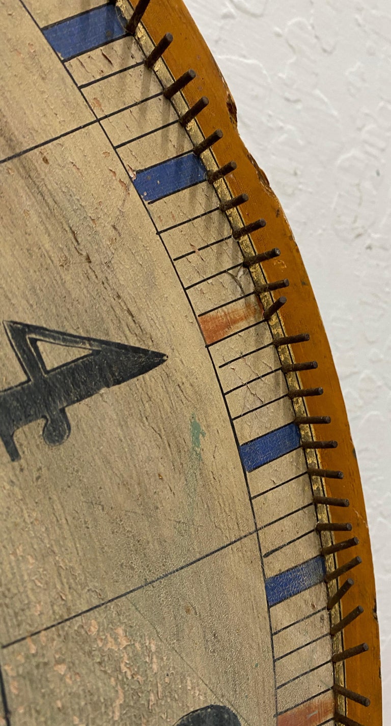 Antique American Carnival Game Wheel, Early 20th Century at 1stDibs