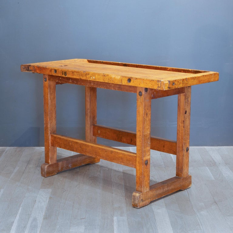 Antique American Carpenter's Workbench, circa 1900 at 1stDibs