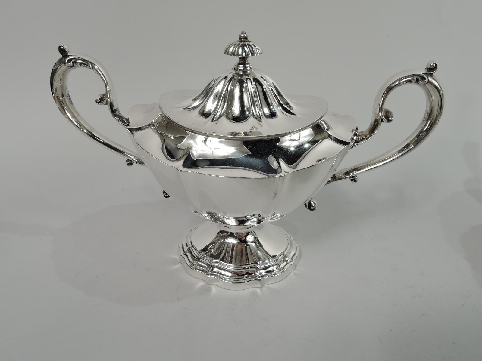 Antique American Edwardian Classical 5-Piece Coffee and Tea Set For ...