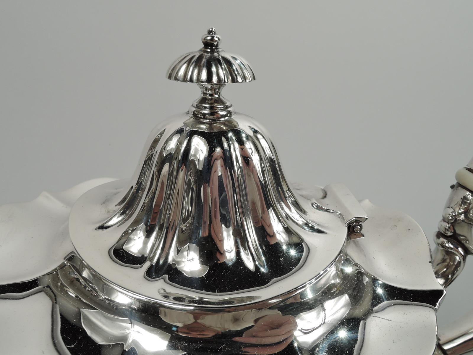 Antique American Edwardian Classical 5-Piece Coffee and Tea Set For ...