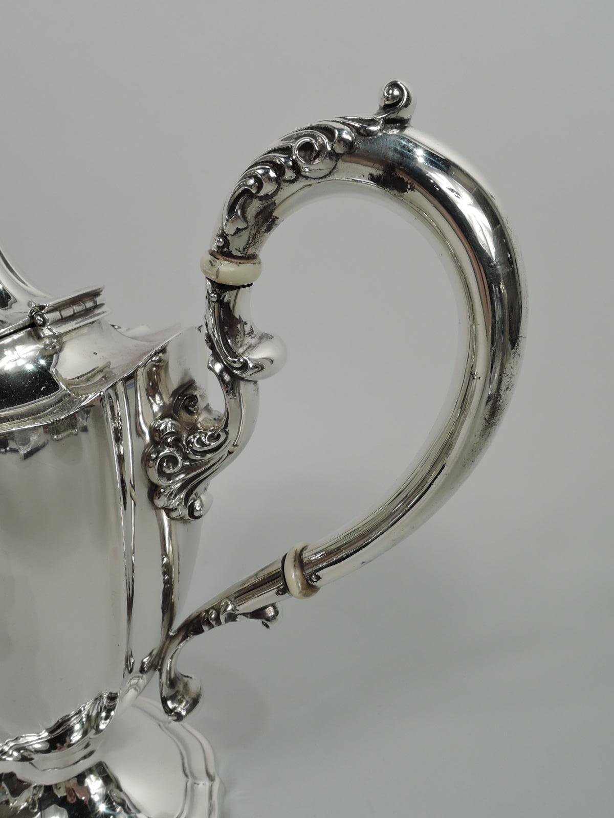 Antique American Edwardian Classical 5-Piece Coffee and Tea Set For ...