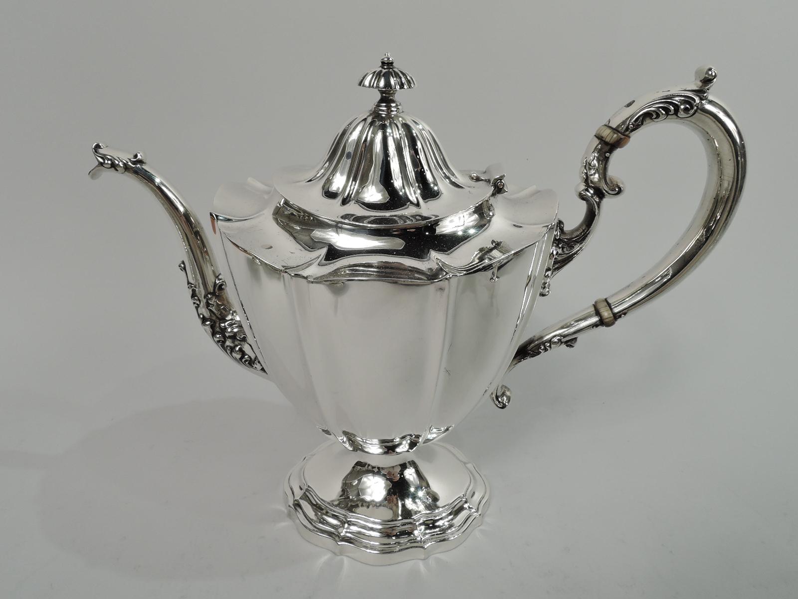 Antique American Edwardian Classical 5-Piece Coffee and Tea Set For ...
