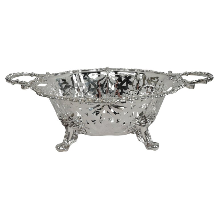 Antique American Edwardian Classical Sterling Silver Bowl For Sale at ...