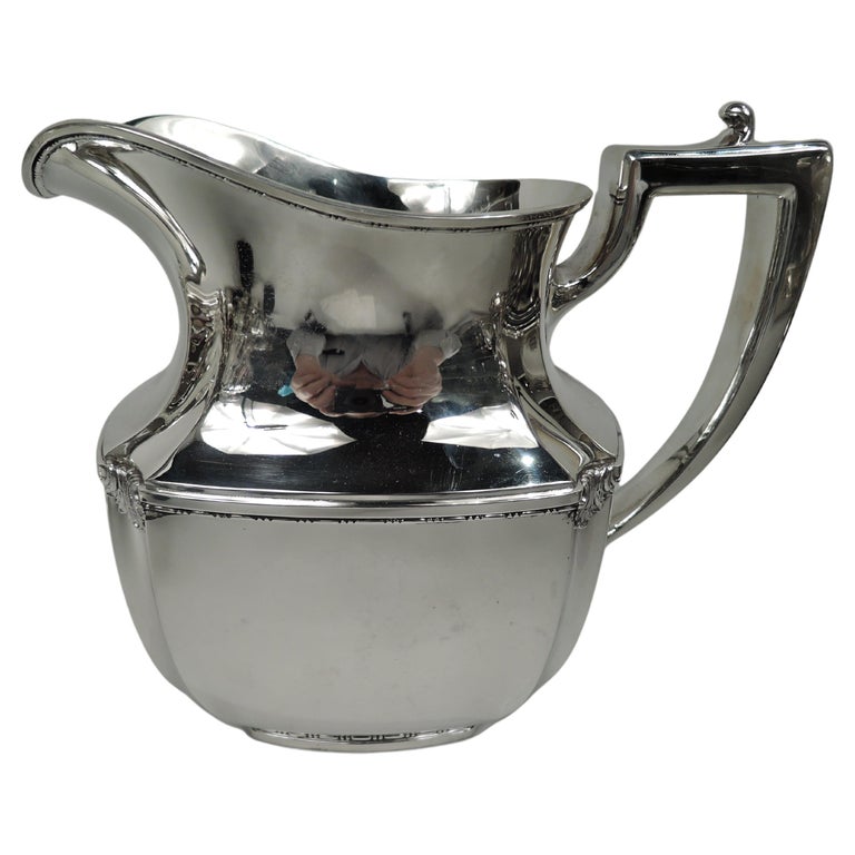 Antique American Edwardian Classical Sterling Silver Water Pitcher For ...