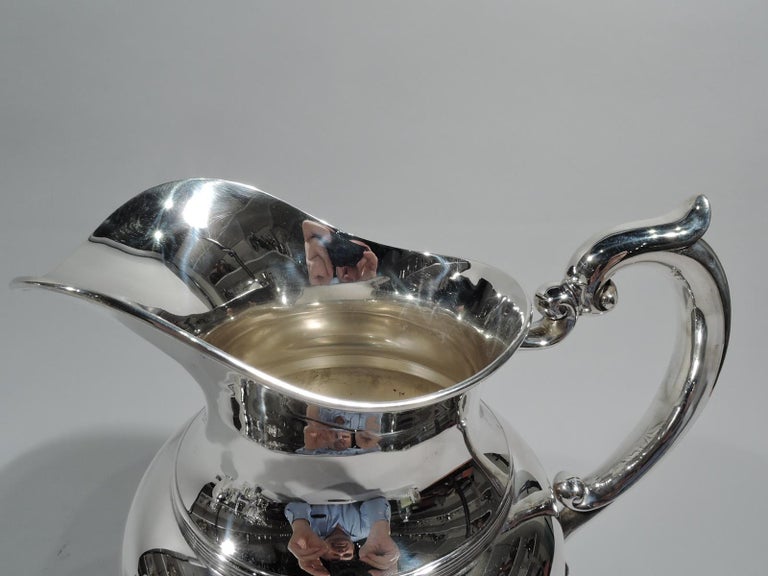 Antique American Full-Bodied Sterling Silver Water Pitcher For Sale at ...