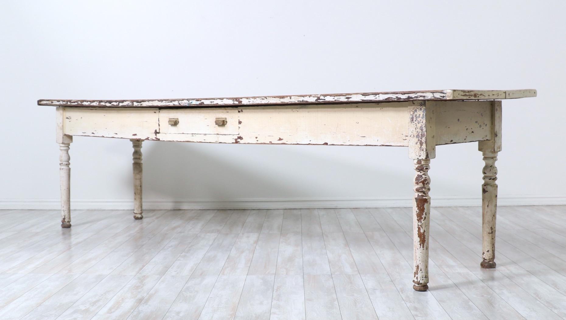 Antique American Harvest Table at 1stDibs
