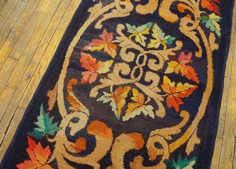Antique American Hooked Rug For Sale at 1stDibs