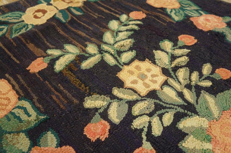 Early 20th Century American Hooked Rug ( 3' 3'' x 6' 1'' - 99 x 185 cm ...