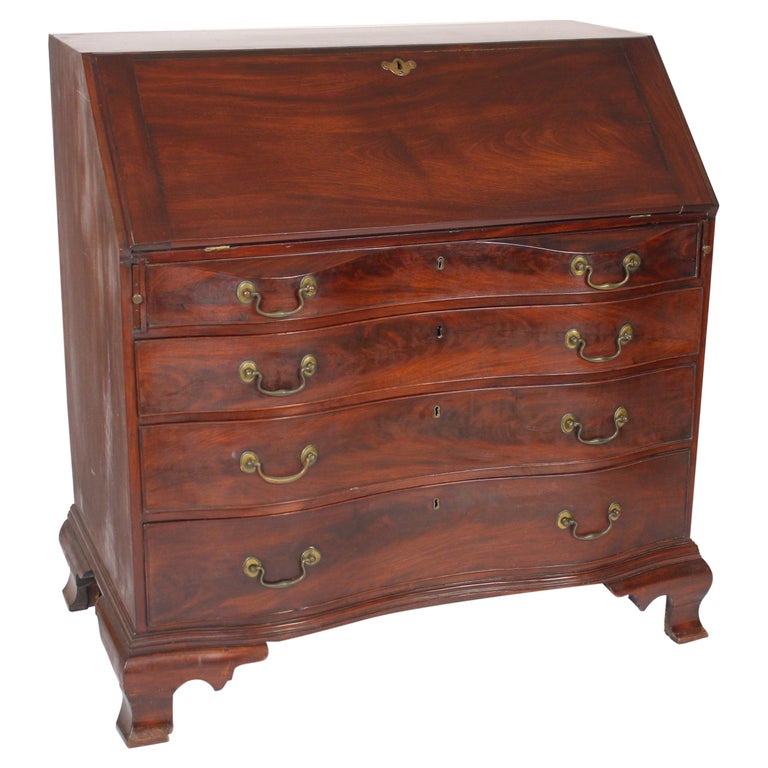 Antique American Slant Front Desk At 1stdibs
