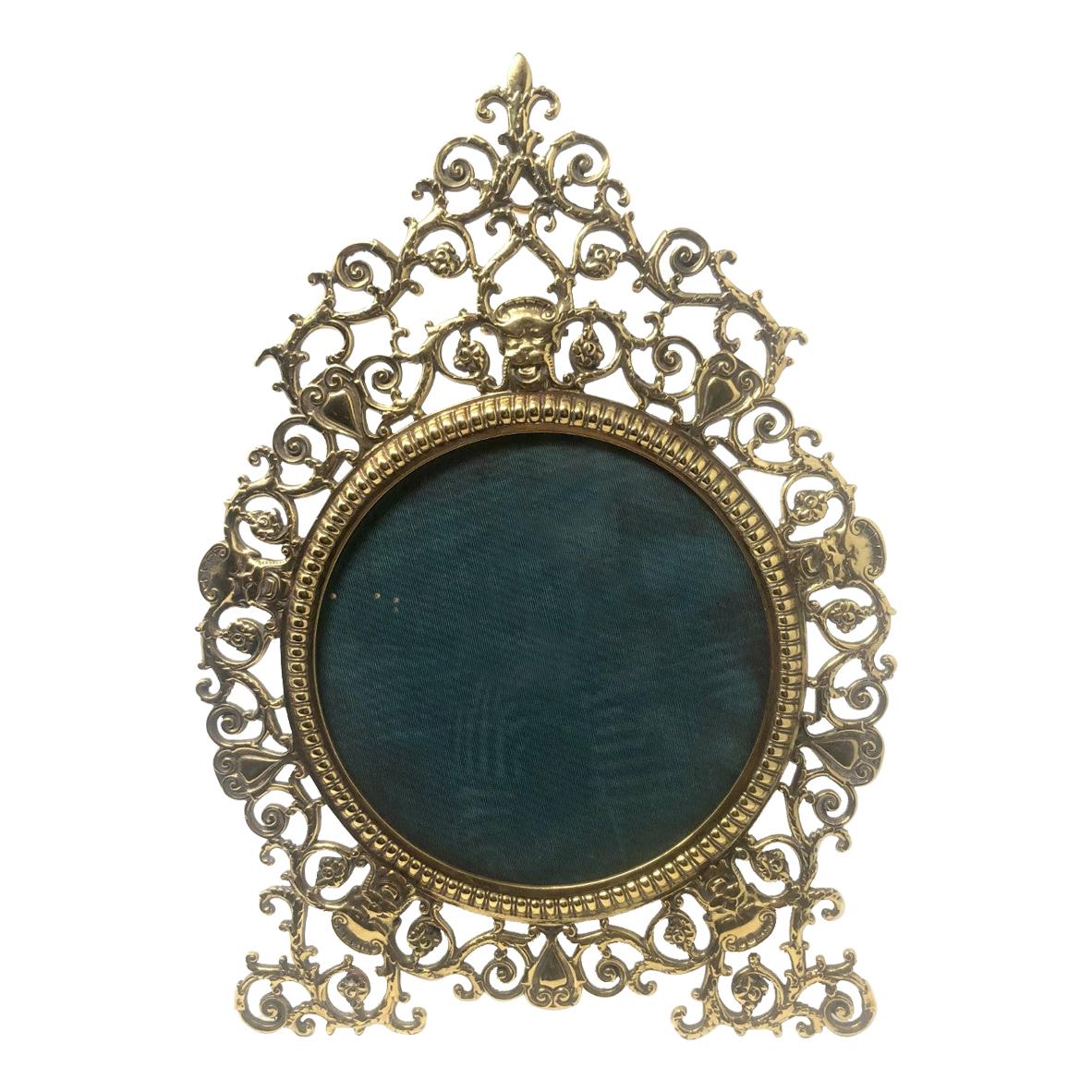 Antique American "Derby Silver Co" Silver-Plated Double Picture Frame ...