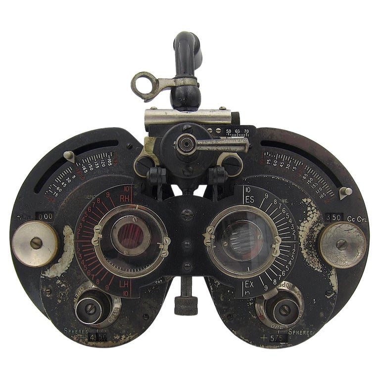 Antique American Phoropter Vision Tester Genothalmic Refractor for Eye ...