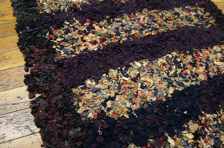 Late 19th Century American Shaker Rag Rug ( 2' x 3' - 60 x 90 cm ) For ...